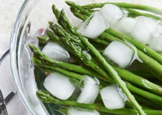 blanching vegetables before roasting